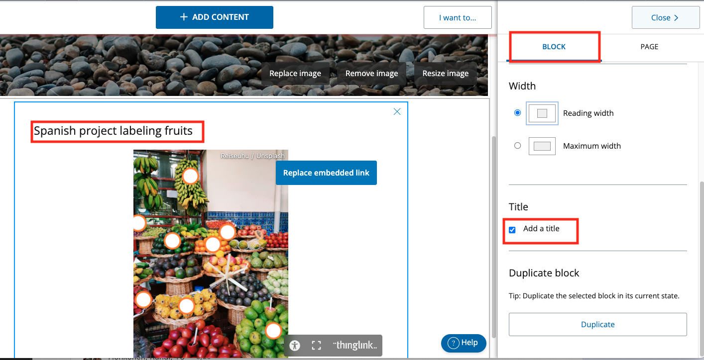 Adding Files to Pages or Portfolios | Teaching and Learning Resource Center